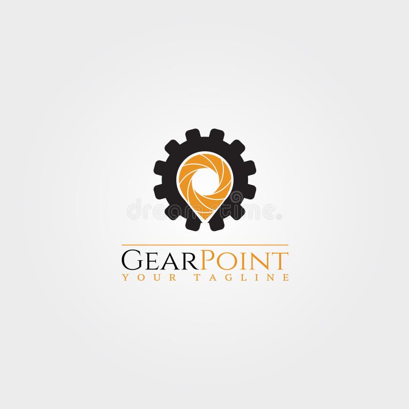 Gear Point Logo Template, Gear Logo, Technology Vector Design for ...
