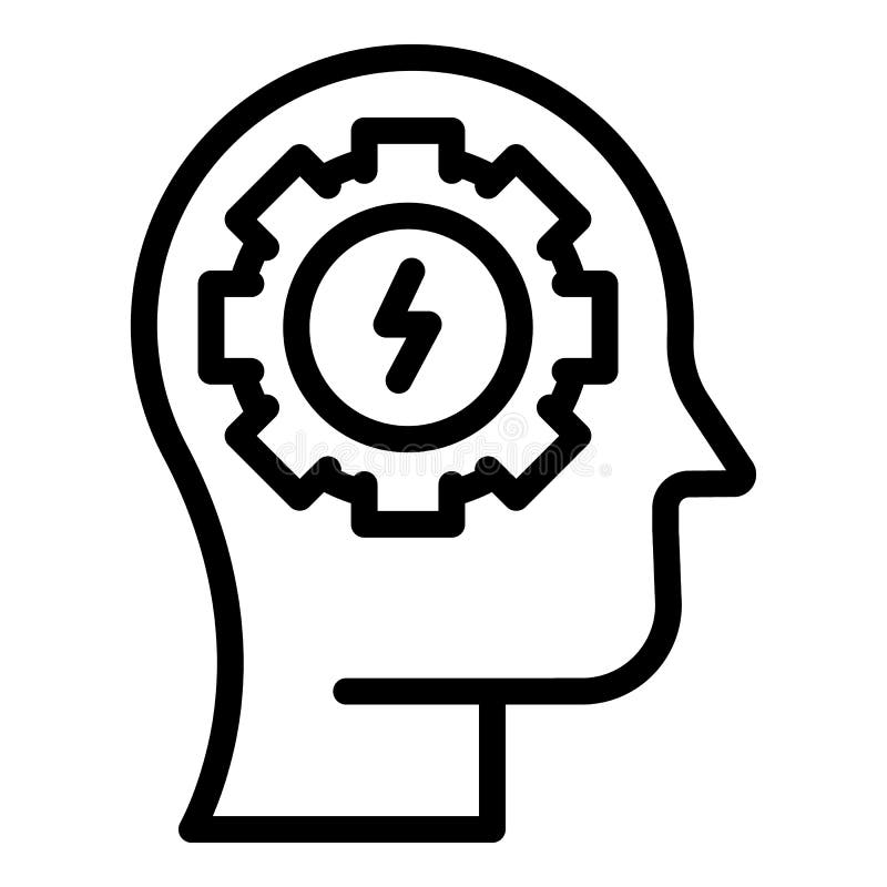 Realization Icon. Simple Element Illustration. Isolated Trendy Filled ...