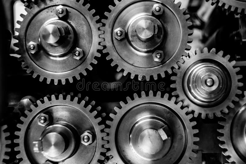 Gear Reducer in Mechanical Engineering Stock Photo - Image of ...