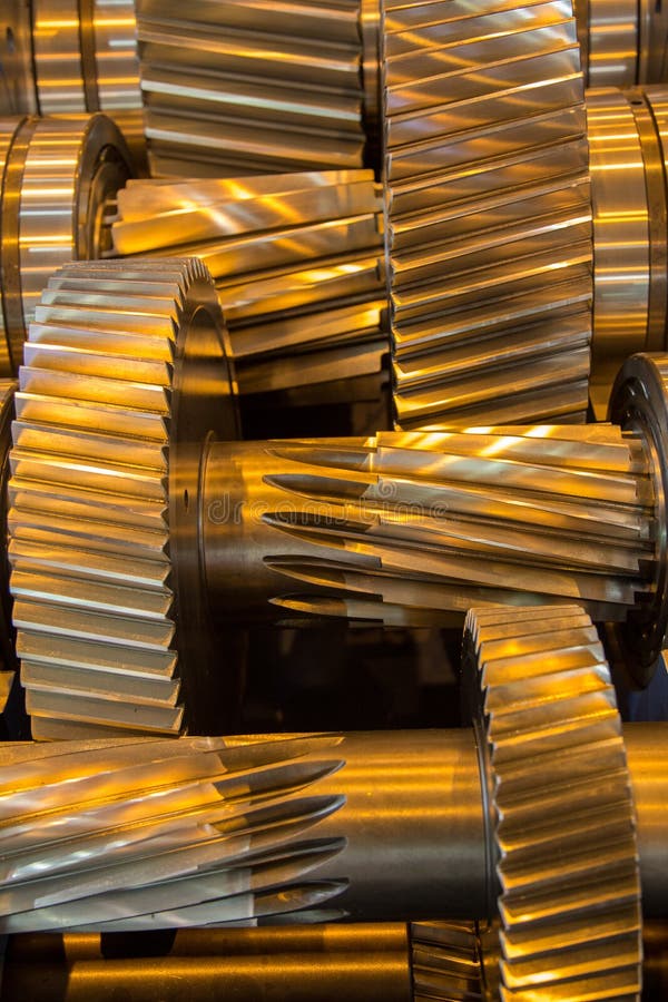 Gear reducer stock photo. Image of macro, metal, rotation - 95565964