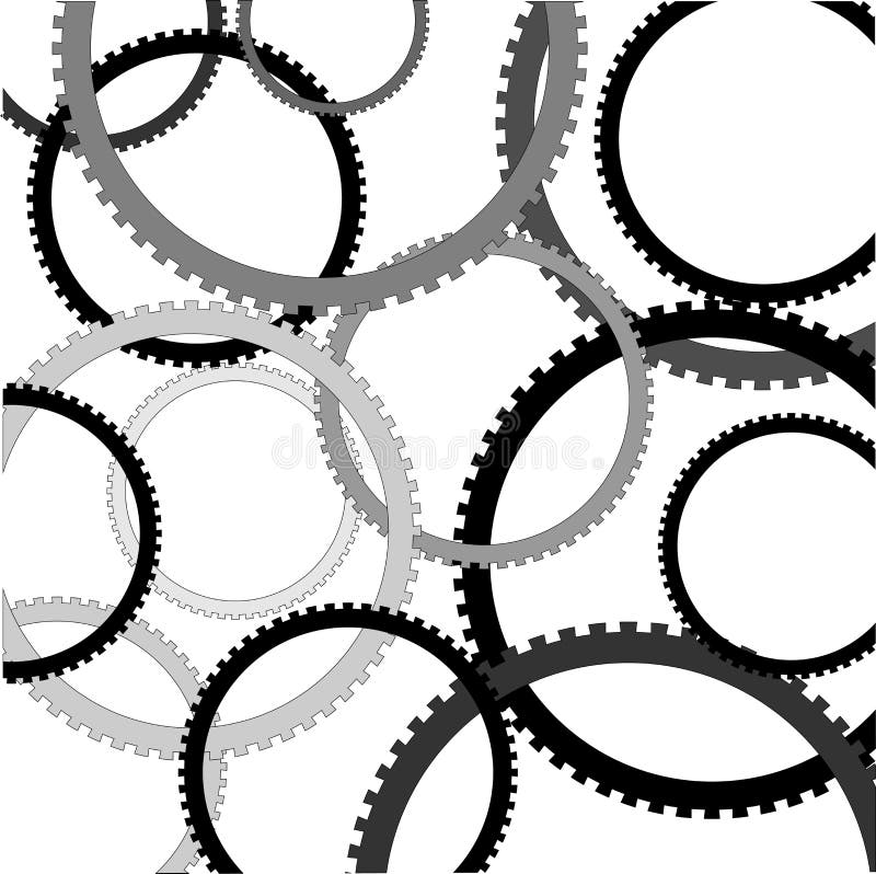 Gear Rings stock illustration. Illustration of engine - 52336131