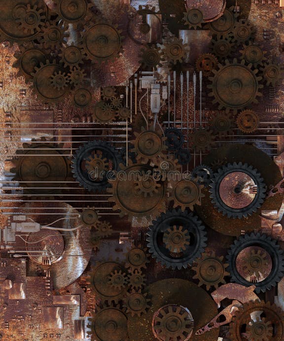 Gear stock illustration. Illustration of gear, chrome - 36729766