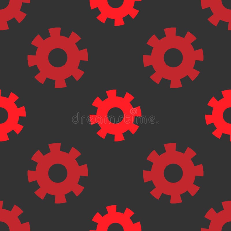 Gear seamless pattern stock vector. Illustration of icon - 139892057