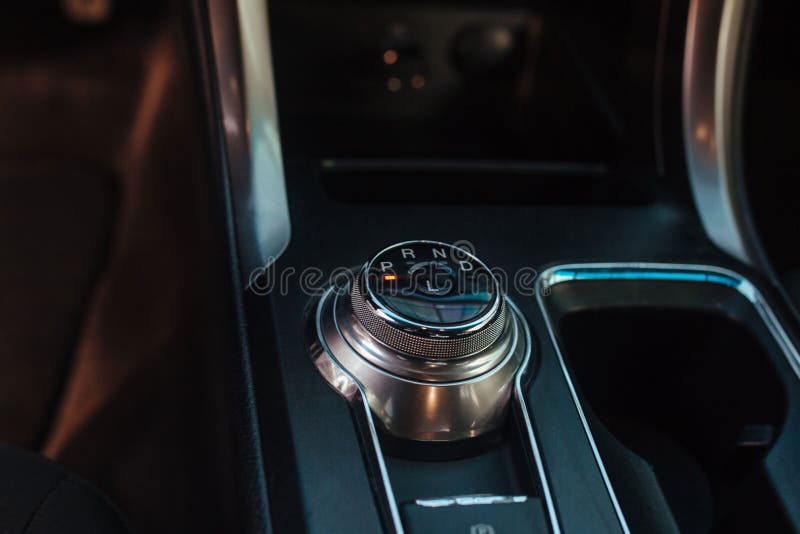 Gear selector stock image. Image of lever, modern, transportation ...