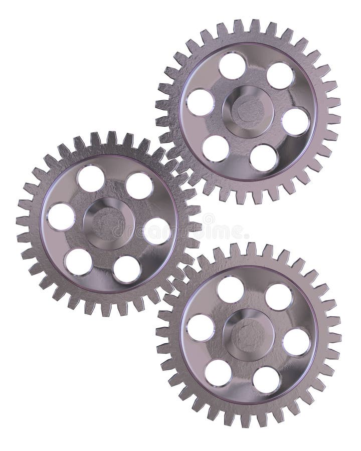 High Tech Gears stock illustration. Illustration of mechanics - 1584258