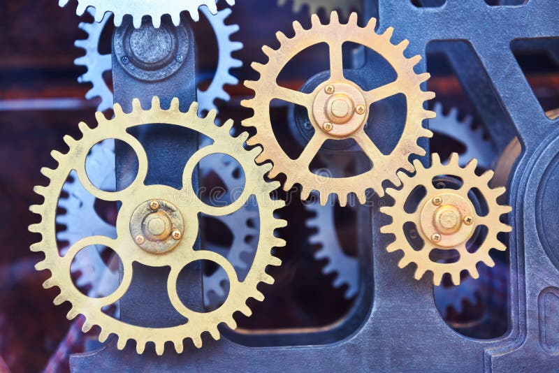 Gear set stock photo. Image of gear, metallic, industry - 47348652
