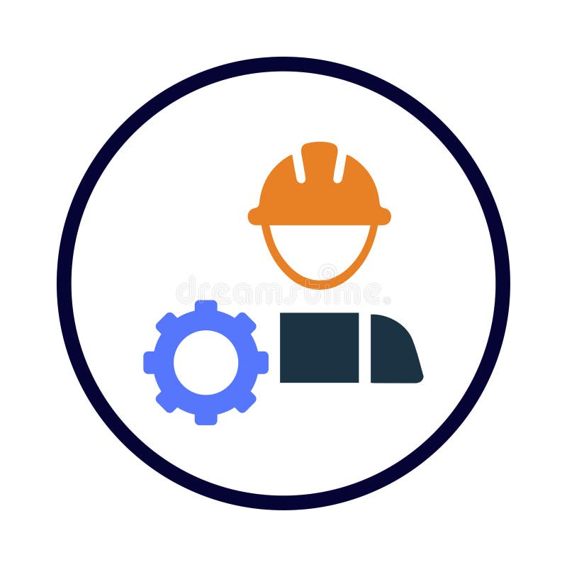 Gear, Setting, Worker, Man, Auto Repair Worker Icon Stock Vector ...