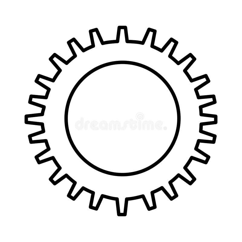 Gear settings setup icon stock vector. Illustration of support - 90628806