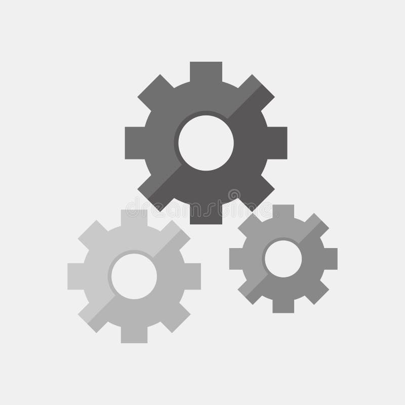 Gear Setup Control System Tools Icon. Service Maintance Update Fix Data ...