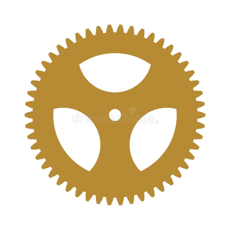 Gear Shape Icon. Vector Sign Stock Vector - Illustration of icon, gear ...