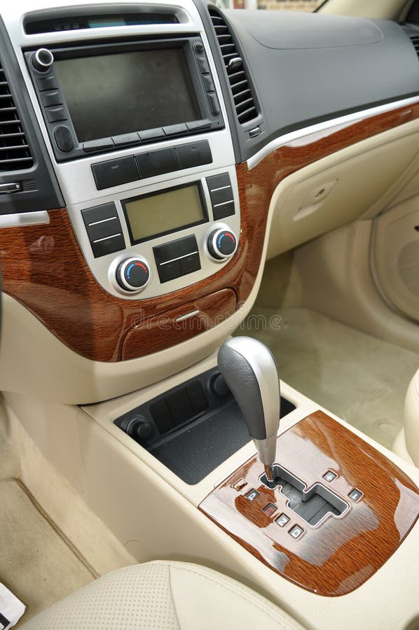 Gear Shift for Car Interior Stock Image - Image of seating, dashboard ...