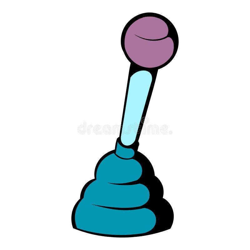 Gear Shift Icon, Icon Cartoon Stock Vector - Illustration of lined ...