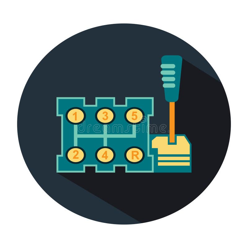 Gear Shift. Vector Illustration Decorative Design Stock Vector ...