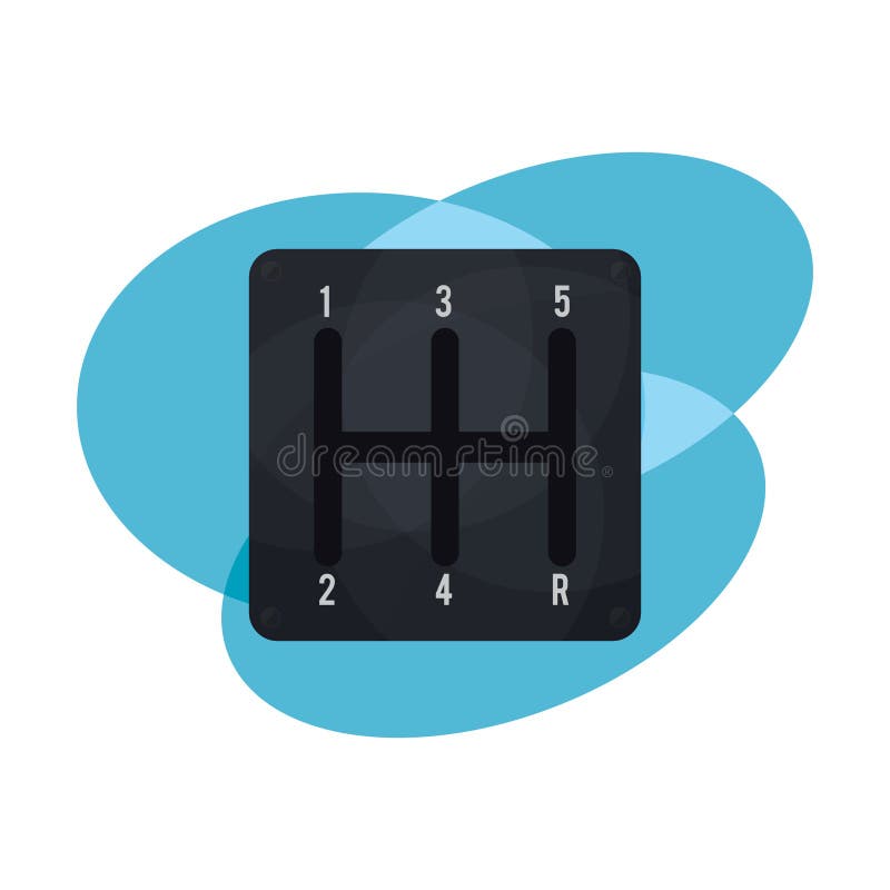 Gear Shift. Vector Illustration Decorative Design Stock Vector ...