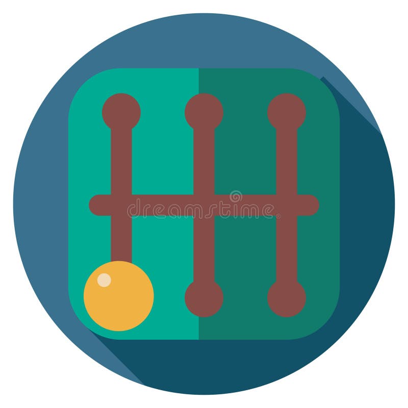 Gear Shift. Vector Illustration Decorative Design Stock Vector ...