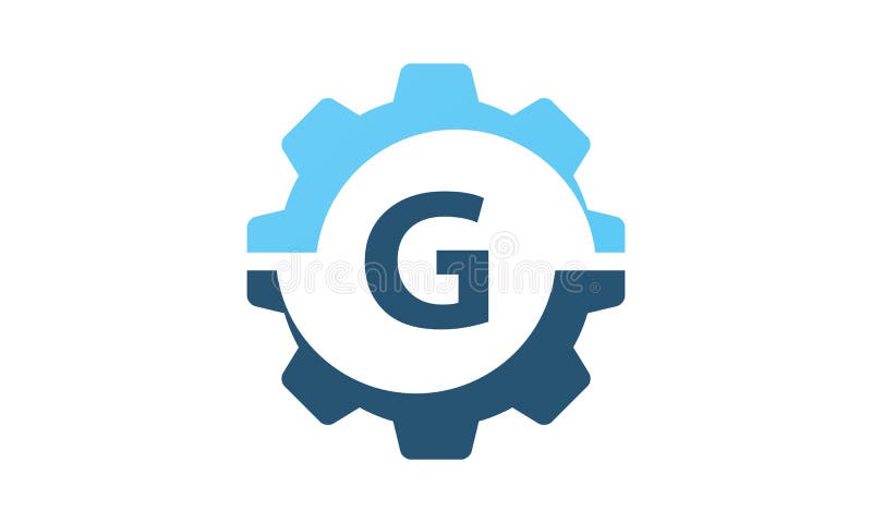 Gear Solution Logo Initial G Stock Vector - Illustration of mechanism ...