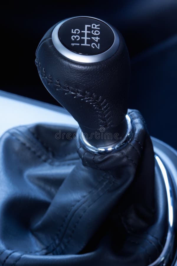 Six speed gear stick stock image. Image of lever, drive - 2980317