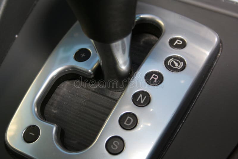 Gear stick in a car stock photo. Image of auto, brake - 6695984