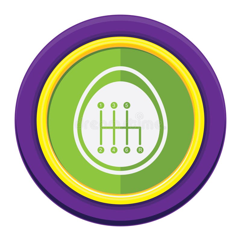 Gear Stick. Vector Illustration Decorative Design Stock Vector ...