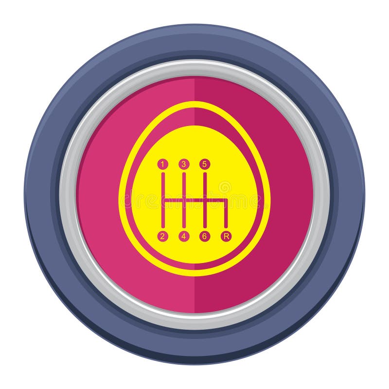 Gear Stick. Vector Illustration Decorative Design Stock Vector ...