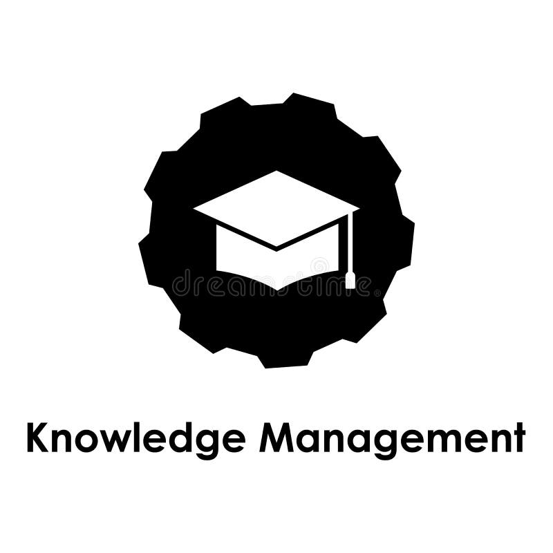 Gear, Student Hat, Knowledge Management Icon. Element of Business Icon ...