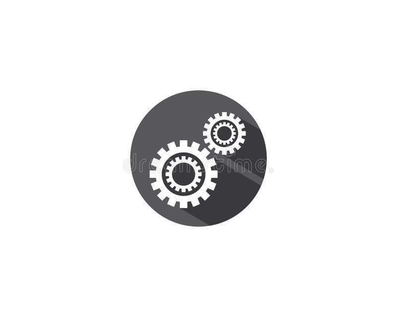 Gear symbol illustration stock vector. Illustration of manufacture ...