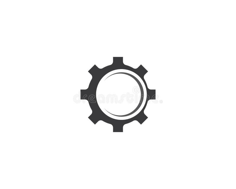 Gear symbol vector icon stock vector. Illustration of clean - 171497430