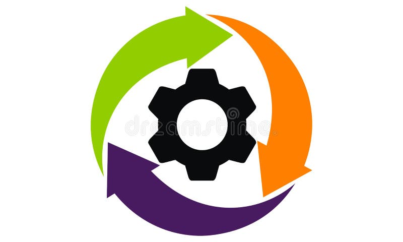 Synergy Solution Template stock vector. Illustration of process - 103748302