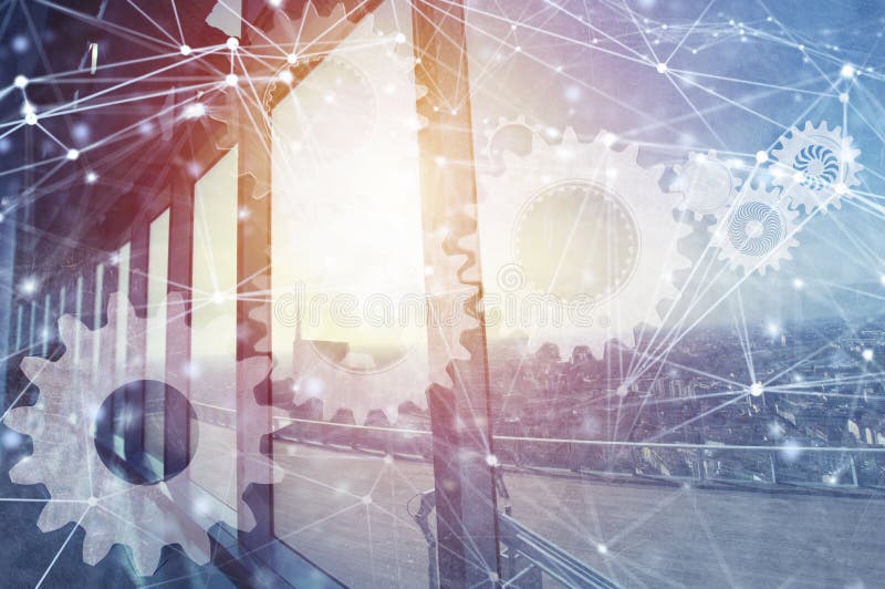 System integration concept stock photo. Image of cyber - 26498568