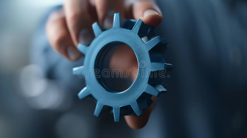 Gear System Showing Business Efficiency, Planning Success, Technical ...