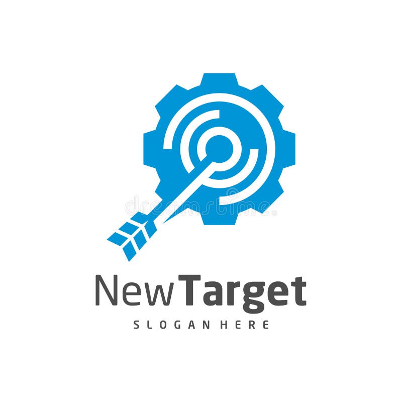 Gear Target Logo Vector Template, Creative Target Logo Design Concepts ...