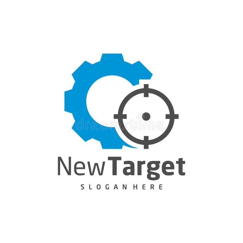 Gear Target Logo Vector Template, Creative Target Logo Design Concepts ...