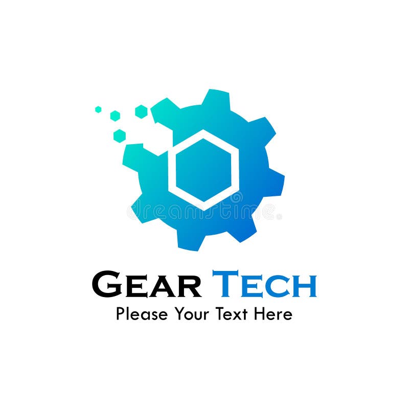 Gear tech logo stock vector. Illustration of signage - 263990847