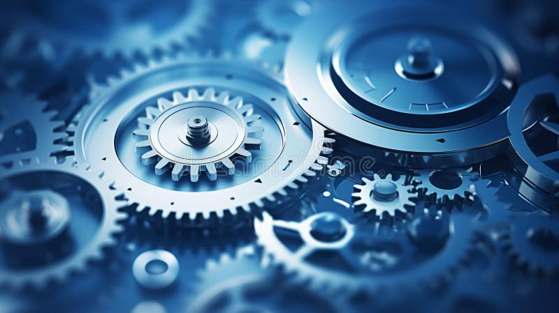Gear Technology Background, Gear Wheel, Working Mechanism, Stock Photo ...