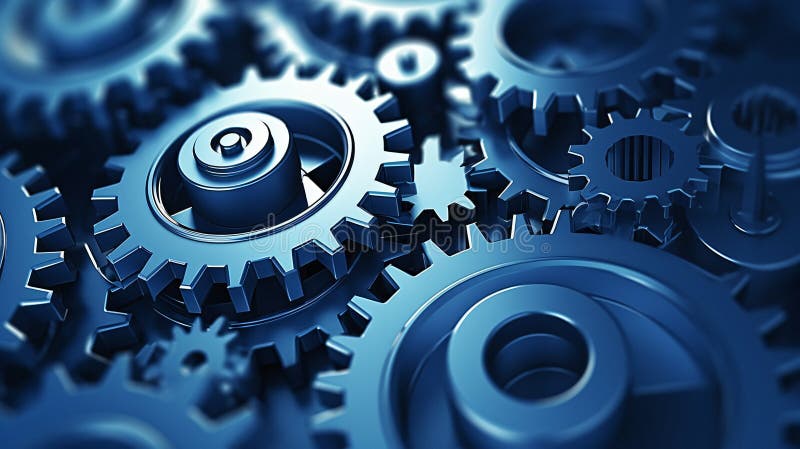 Gear Technology Background, Gear Wheel, Working Mechanism, Stock Image ...
