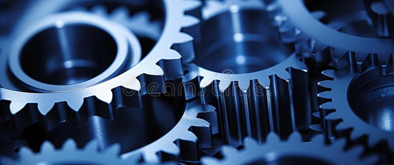 Gear Technology Background, Gear Wheel, Working Mechanism, Stock Photo ...