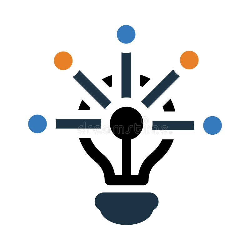 Gear, Technology, Bulb, Light Bulb, Creative Idea Technology Icon Stock ...