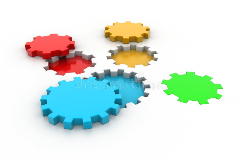 Gear, technology concept stock illustration. Illustration of scheme ...