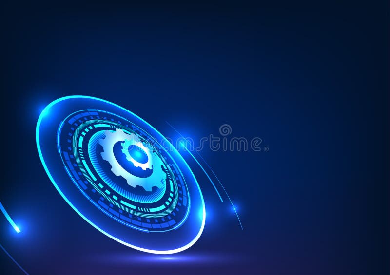 Gear Technology Inside the Technology Circle and There is a Light ...