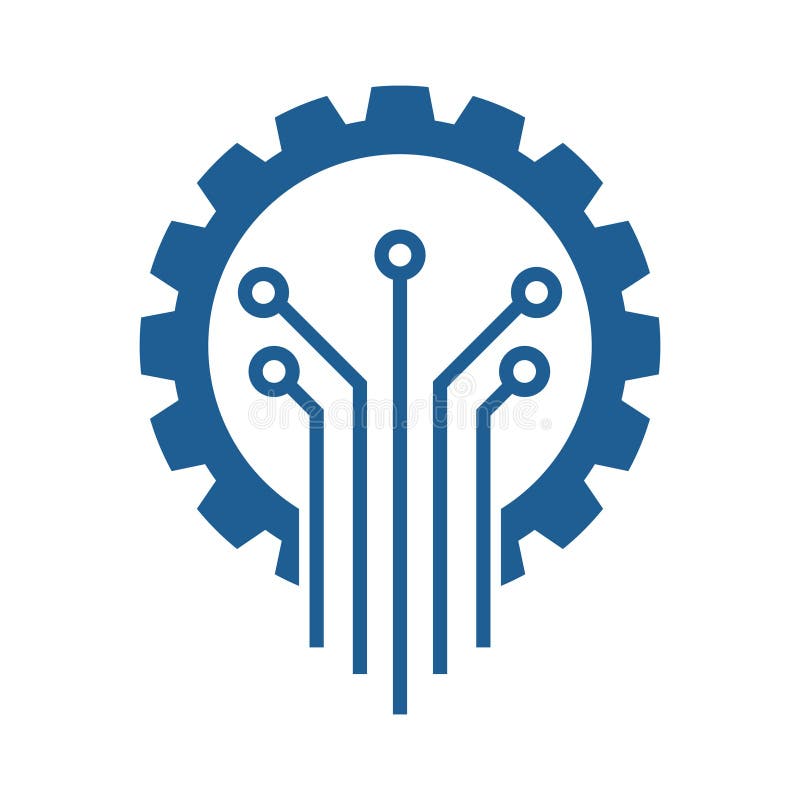 Gear technology logo stock vector. Illustration of steel - 281425048