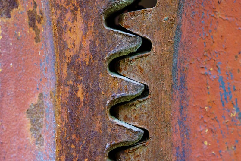 Gear Teeth Close Up. Background with Copy Space Stock Image - Image of ...