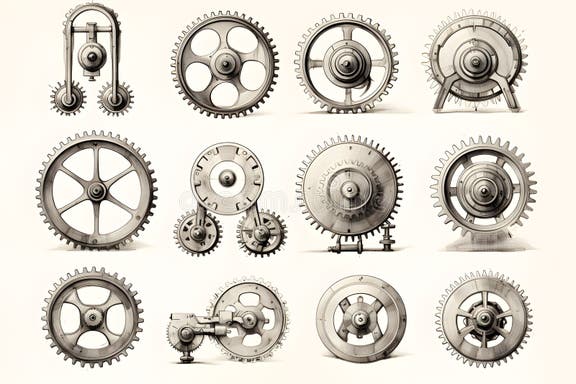 Gear Teeth, Gear Operation Use with Machines, Illustrations, Testing ...