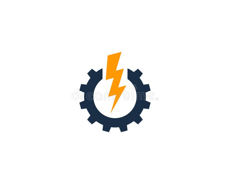 Gear Tool Power Energy Icon Logo Design Element Stock Vector ...