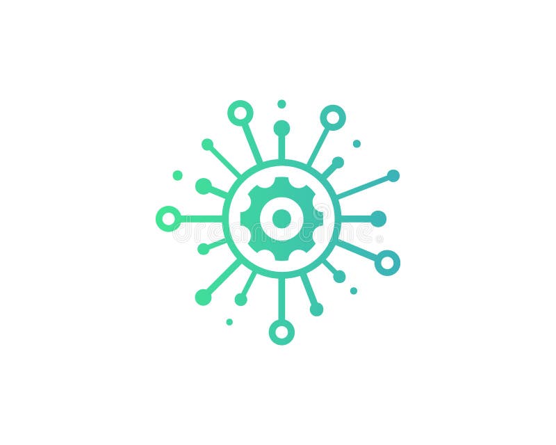 Gear Tool Computer Icon Logo Design Element Stock Vector - Illustration ...