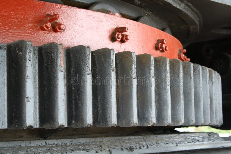 Gear train stock image. Image of metallic, industry, equipment - 43513715