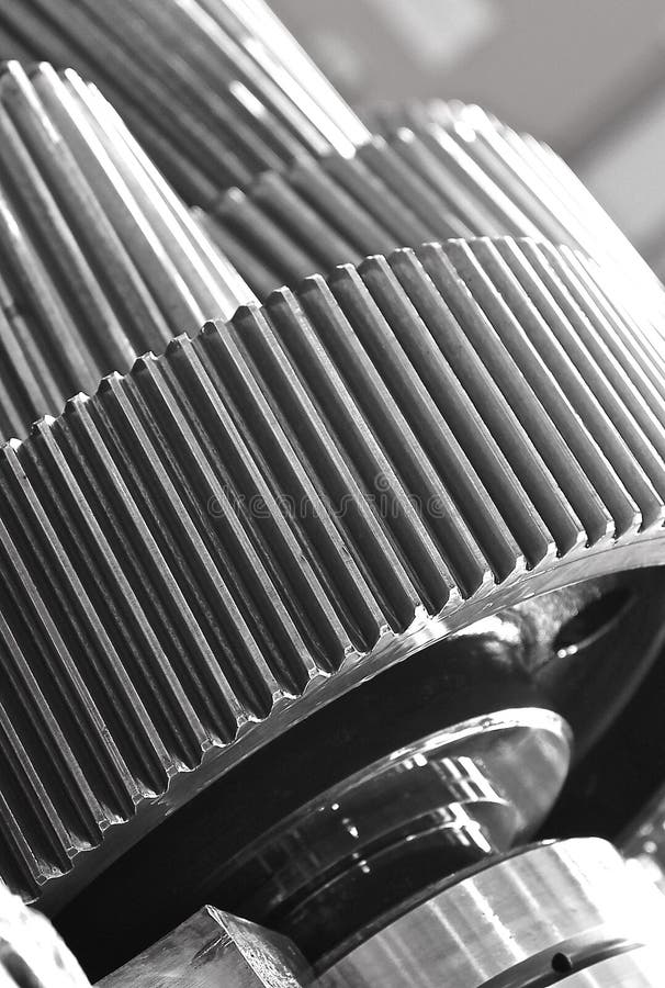 The gear train in the gear stock image. Image of steel - 65914097