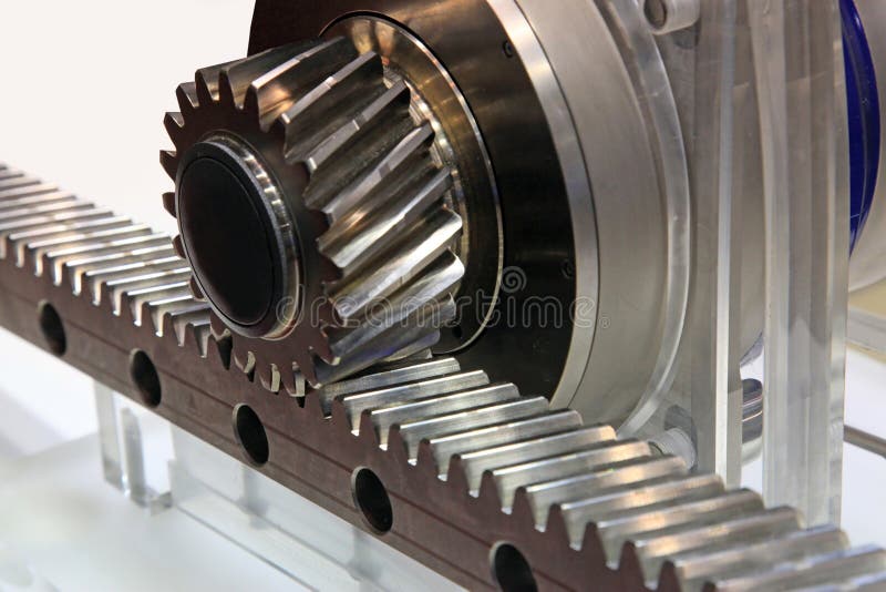 Transfer of Rotation in Linear Motion Stock Photo - Image of metal ...