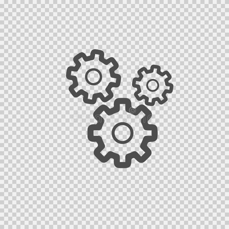 Gear Vector Icon Eps 10. Gears Isolated Illustration Stock Vector ...