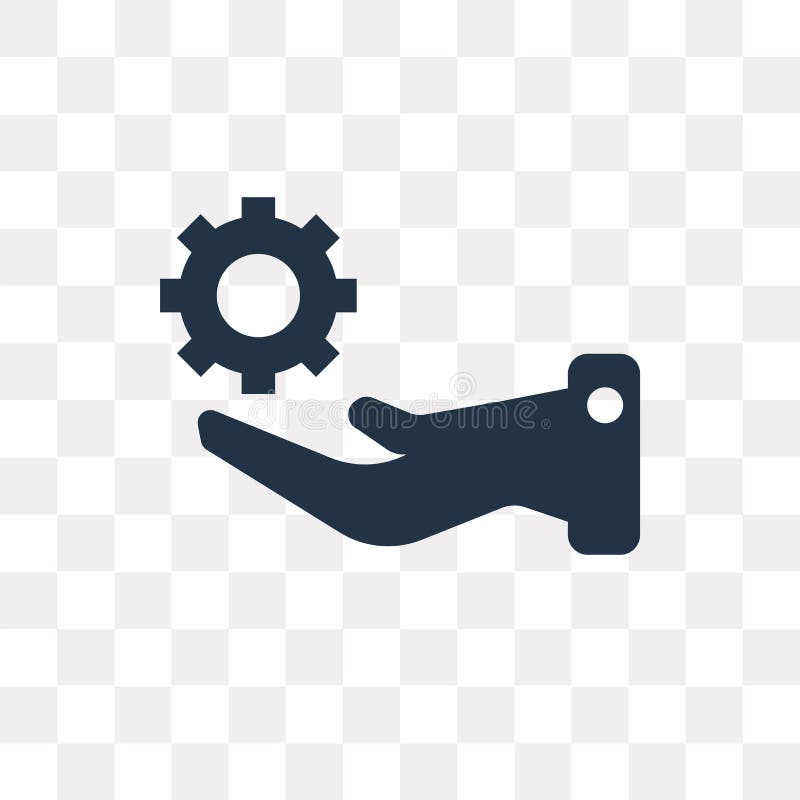 Gear Vector Icon Isolated on Transparent Background, Gear Trans Stock ...