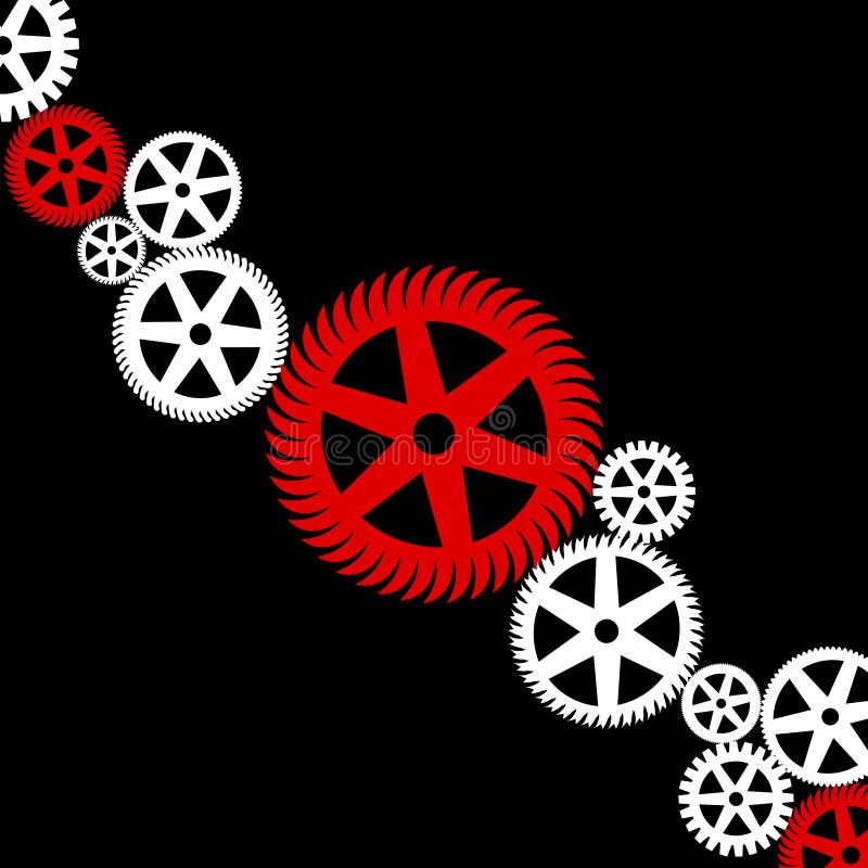 Lab and gear wheel logo stock vector. Illustration of flat - 137586740